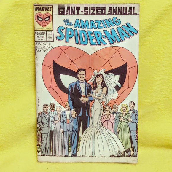 Marvel | Art | Amazing Spiderman Annual 2 1987 Marvel Newsstand Wedding ...